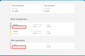 Storten op uw Brand New Day rekening - Brand New Day